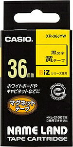 【返品種別A】□「返品種別」について詳しくはこちら□◆カシオネームランド用のテープカートリッジ　黒文字/黄テープ◆ホワイトボードやキャビネットなどに、マグネットテープ■　仕　様　■テープ長：1.5mマグネットテープテープ幅：36mm[XR3...