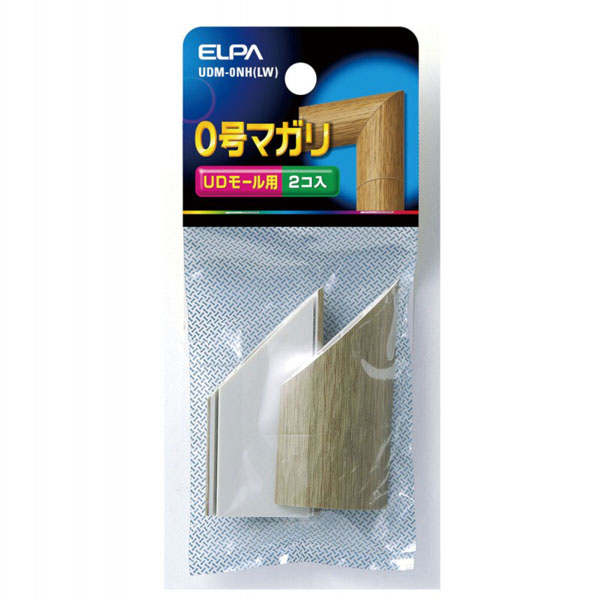 【返品種別A】□「返品種別」について詳しくはこちら□◆配線モールを直角に曲がる際のジョイントとして使用します。◆はめ込み式ですので取付けが簡単で、きれいに仕上がります。■　仕様　■UDモール用入数：2カラー：ライト[UDM0NHLW]ELP...