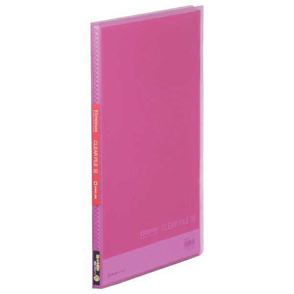【返品種別A】□「返品種別」について詳しくはこちら□2012年07月 発売◆スケルトン表紙が鮮やか。厚くて丈夫な表紙＆ポケット。■　仕　様　■ポケット数：20適正収納枚数：40枚サイズ(mm)：高さ307×幅231×背幅/奥行き12表紙素材...
