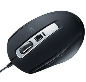 【返品種別A】□「返品種別」について詳しくはこちら□2019年08月 発売メーカー保証期間 6ヶ月◆手のひらにフィットする形状の有線マウスです。◆マウスポインタを動かさず手元のサイドボタンで操作できる「戻る・進む」の2ボタンを搭載しており、...