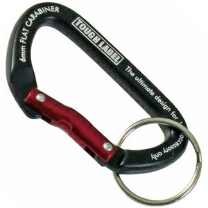 【返品種別B】□「返品種別」について詳しくはこちら□◆カギやツールなど簡単に着脱できる便利なカラビナです。◆いろいろな道具の吊り下げに。◆意匠登録済で一部冷間鍛造品なので頑丈に作られています。■　仕　様　■カラー：黒×赤材質：アルミニウム[...