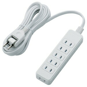 【返品種別A】□「返品種別」について詳しくはこちら□◆「ほこり防止シャッター」を装備した電源タップ◆耐熱性に優れたユリア樹脂を使用◆絶縁キャップ付きのコンセントプラグ◆二重被ふくコードを採用◆180°スイングプラグ■　仕　様　■コンセント差...