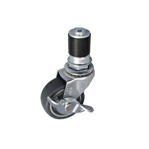 【返品種別B】□「返品種別」について詳しくはこちら□※専用のパイプキャスタースパナで締め付けてください。※イレクター専用接着液では接着できません。◆イレクターパイプに直接取り付ける金属製キャスターです。◆ストッパー付きです。■　仕　様　■適...