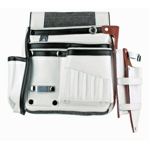 【返品種別B】□「返品種別」について詳しくはこちら□◆究極の使い易さを実現、充実のフル装備を実現。◆座った時に袋が床につかないショートサイズ。◆墨坪ホルダー、のみ(寸4まで)、ボードヤスリ、コンベックス、ビット収納ができます。◆マチ巾広めの...