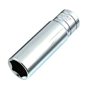 【返品種別B】□「返品種別」について詳しくはこちら□◆突き出たボルトのナットに最適なディープタイプ◆六角ボルト、ナットの締め緩め作業◆ボルトが飛びだしている場合や、奥まった場所での作業に適しています■　仕　様　■差込角：9.5mm(3/8イ...