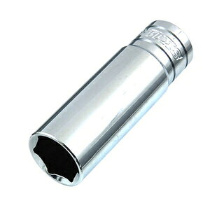 【返品種別B】□「返品種別」について詳しくはこちら□◆突き出たボルトのナットに最適なディープタイプ◆六角ボルト、ナットの締め緩め作業◆ボルトが飛びだしている場合や、奥まった場所での作業に適しています■　仕　様　■差込角：9.5mm(3/8イ...