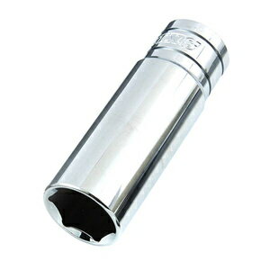 【返品種別B】□「返品種別」について詳しくはこちら□◆突き出たボルトのナットに最適なディープタイプ◆六角ボルト、ナットの締め緩め作業◆ボルトが飛びだしている場合や、奥まった場所での作業に適しています■　仕　様　■差込角：9.5mm(3/8イ...