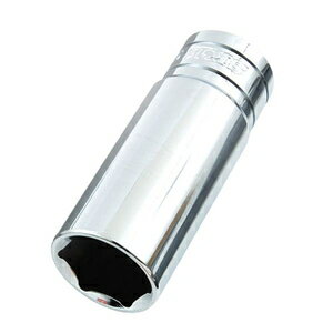 【返品種別B】□「返品種別」について詳しくはこちら□◆突き出たボルトのナットに最適なディープタイプ◆六角ボルト、ナットの締め緩め作業◆ボルトが飛びだしている場合や、奥まった場所での作業に適しています■　仕　様　■差込角：9.5mm(3/8イ...