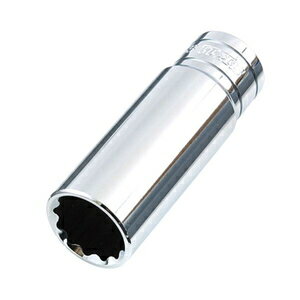 【返品種別B】□「返品種別」について詳しくはこちら□◆突き出たボルトのナットに最適なディープタイプ◆六角ボルト、ナットの締め緩め作業◆ボルトが飛びだしている場合や、奥まった場所での作業に適しています■　仕　様　■差込角：12.7mm(1/2...