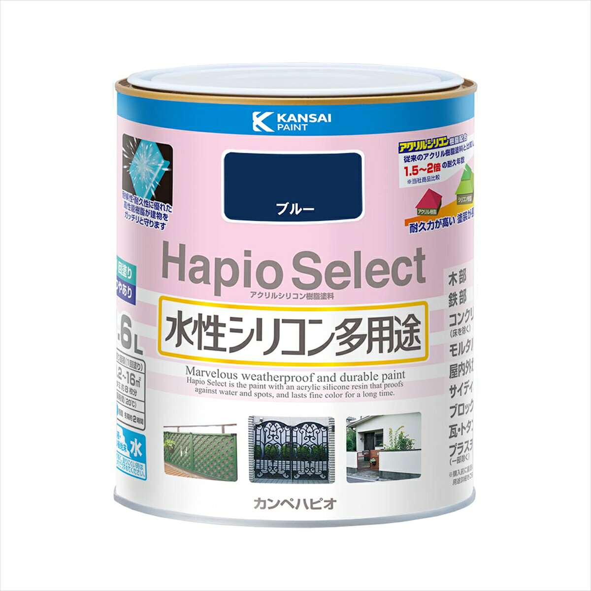 【返品種別B】□「返品種別」について詳しくはこちら□◆高耐久アクリル・シリコン樹脂配合だから紫外線・排ガス・雪・酸性雨など外敵から建物を守り、長期間風合い・ツヤを保ちます。◆木部・鉄部・プラスチック(一部を除く)・発泡スチロール・コンクリー...