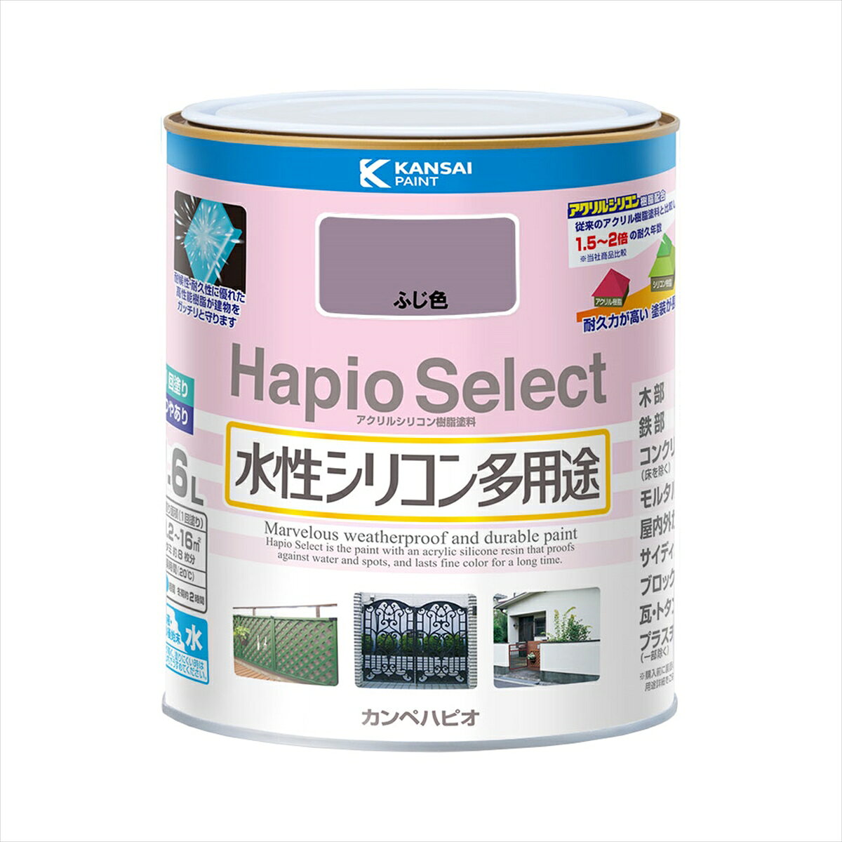 【返品種別B】□「返品種別」について詳しくはこちら□◆高耐久アクリル・シリコン樹脂配合だから紫外線・排ガス・雪・酸性雨など外敵から建物を守り、長期間風合い・ツヤを保ちます。◆木部・鉄部・プラスチック(一部を除く)・発泡スチロール・コンクリー...