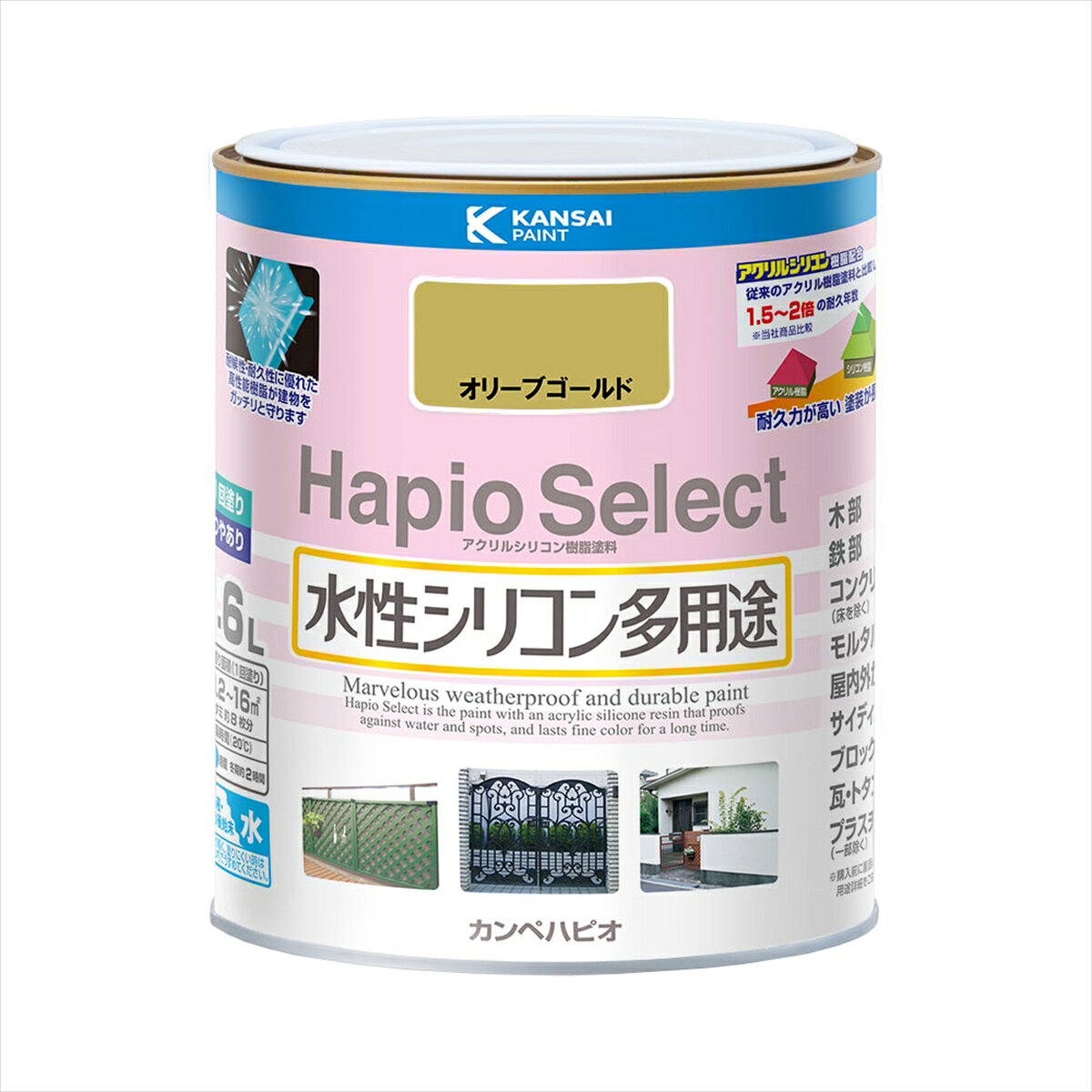 【返品種別B】□「返品種別」について詳しくはこちら□◆高耐久アクリル・シリコン樹脂配合だから紫外線・排ガス・雪・酸性雨など外敵から建物を守り、長期間風合い・ツヤを保ちます。◆木部・鉄部・プラスチック(一部を除く)・発泡スチロール・コンクリー...