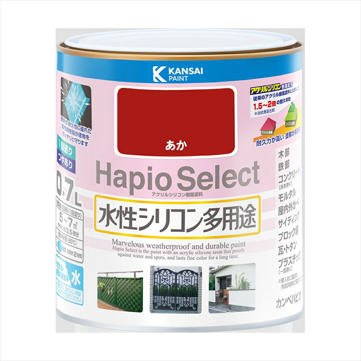 【返品種別B】□「返品種別」について詳しくはこちら□◆高耐久アクリル・シリコン樹脂配合だから紫外線・排ガス・雪・酸性雨など外敵から建物を守り、長期間風合い・ツヤを保ちます。◆木部・鉄部・プラスチック(一部を除く)・発泡スチロール・コンクリー...