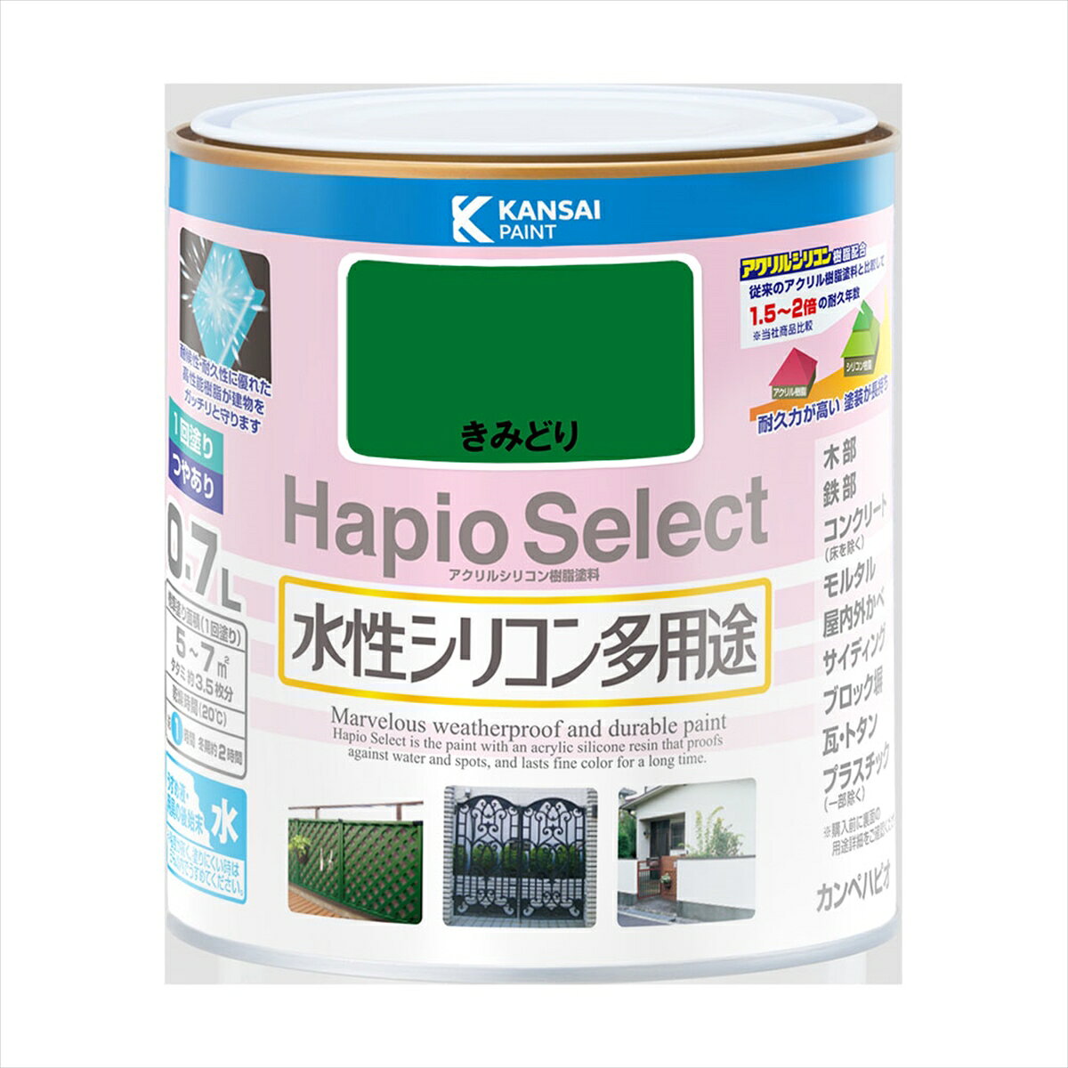 【返品種別B】□「返品種別」について詳しくはこちら□◆高耐久アクリル・シリコン樹脂配合だから紫外線・排ガス・雪・酸性雨など外敵から建物を守り、長期間風合い・ツヤを保ちます。◆木部・鉄部・プラスチック(一部を除く)・発泡スチロール・コンクリー...