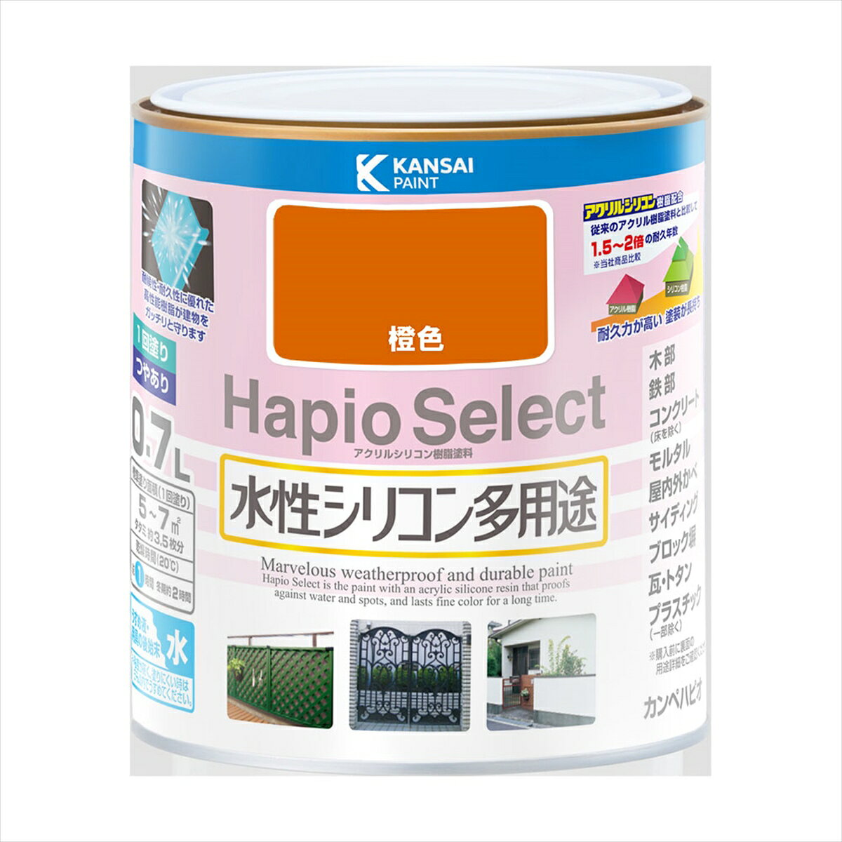【返品種別B】□「返品種別」について詳しくはこちら□◆高耐久アクリル・シリコン樹脂配合だから紫外線・排ガス・雪・酸性雨など外敵から建物を守り、長期間風合い・ツヤを保ちます。◆木部・鉄部・プラスチック(一部を除く)・発泡スチロール・コンクリー...