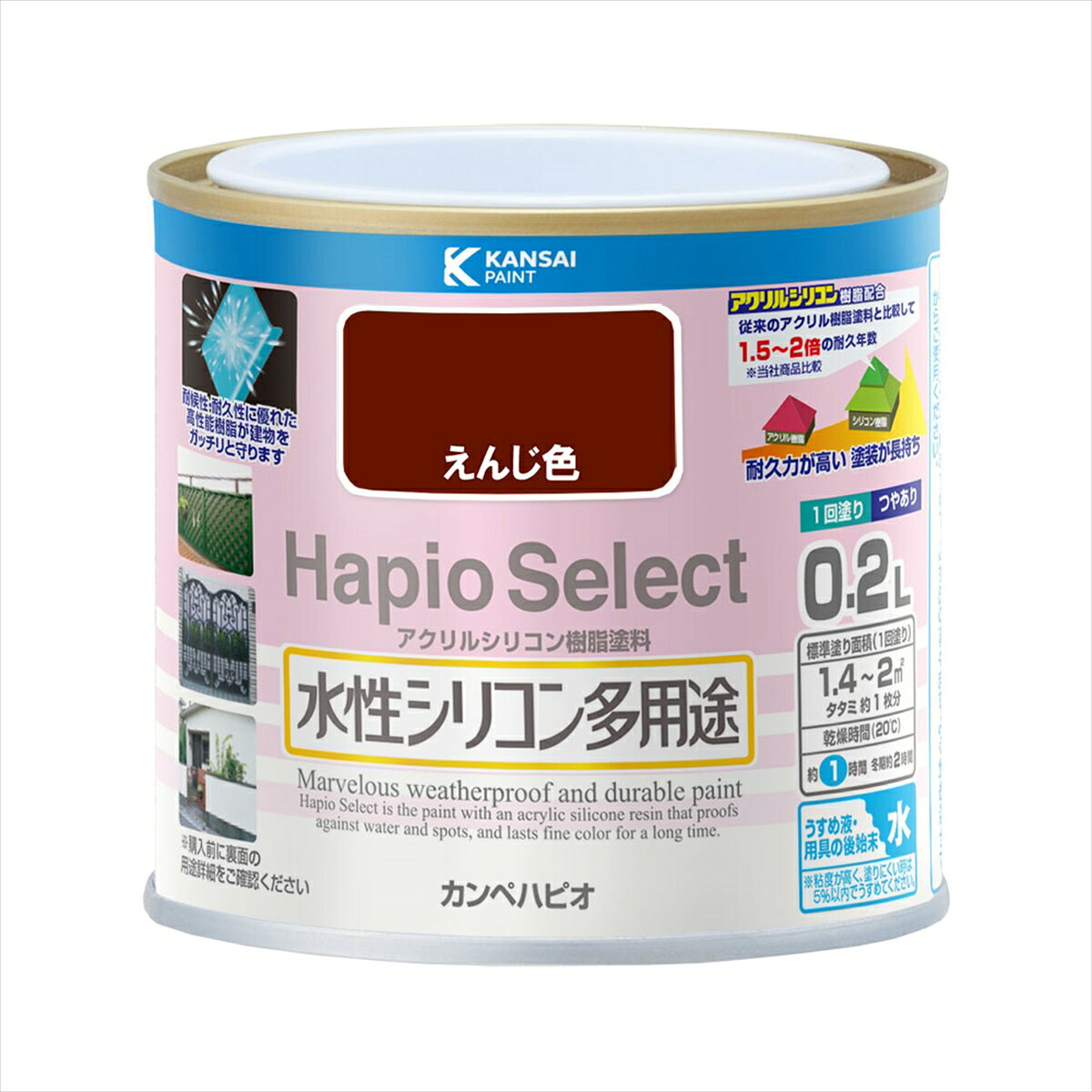 【返品種別B】□「返品種別」について詳しくはこちら□◆高耐久アクリル・シリコン樹脂配合だから紫外線・排ガス・雪・酸性雨など外敵から建物を守り、長期間風合い・ツヤを保ちます。◆木部・鉄部・プラスチック(一部を除く)・発泡スチロール・コンクリー...