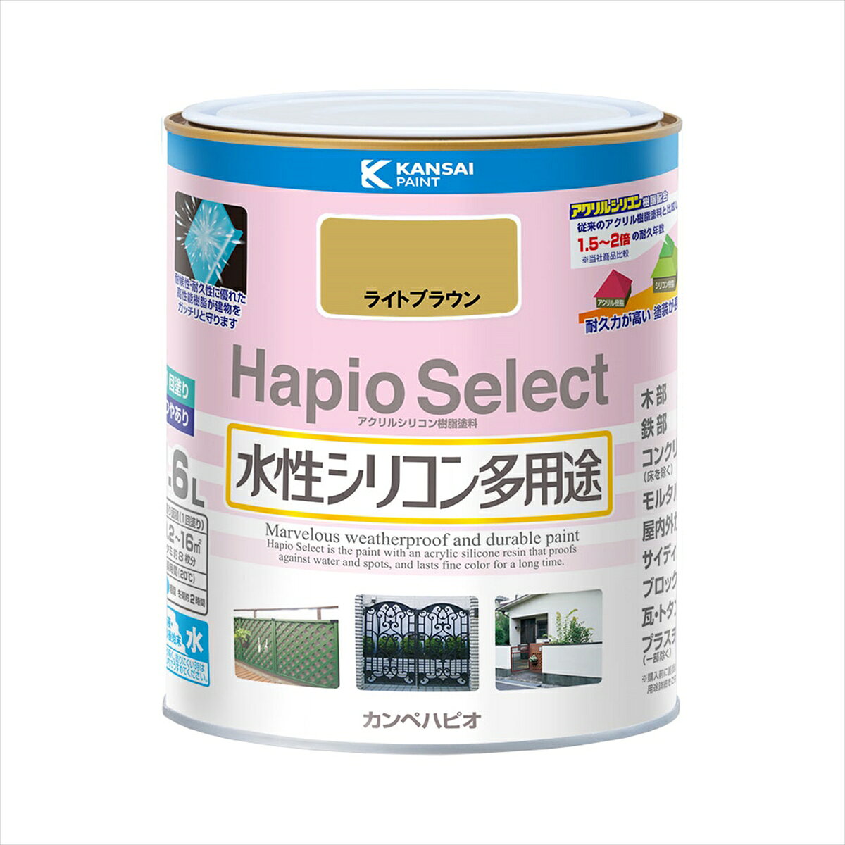 【返品種別B】□「返品種別」について詳しくはこちら□◆高耐久アクリル・シリコン樹脂配合だから紫外線・排ガス・雪・酸性雨など外敵から建物を守り、長期間風合い・ツヤを保ちます。◆木部・鉄部・プラスチック(一部を除く)・発泡スチロール・コンクリー...