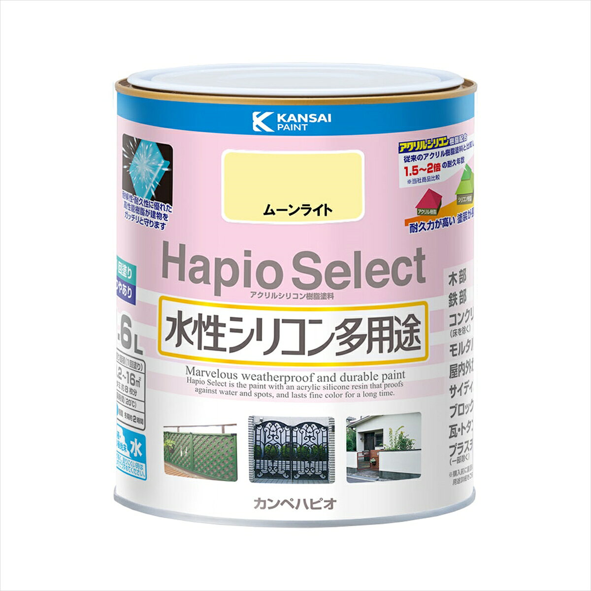 【返品種別B】□「返品種別」について詳しくはこちら□◆高耐久アクリル・シリコン樹脂配合だから紫外線・排ガス・雪・酸性雨など外敵から建物を守り、長期間風合い・ツヤを保ちます。◆木部・鉄部・プラスチック(一部を除く)・発泡スチロール・コンクリー...