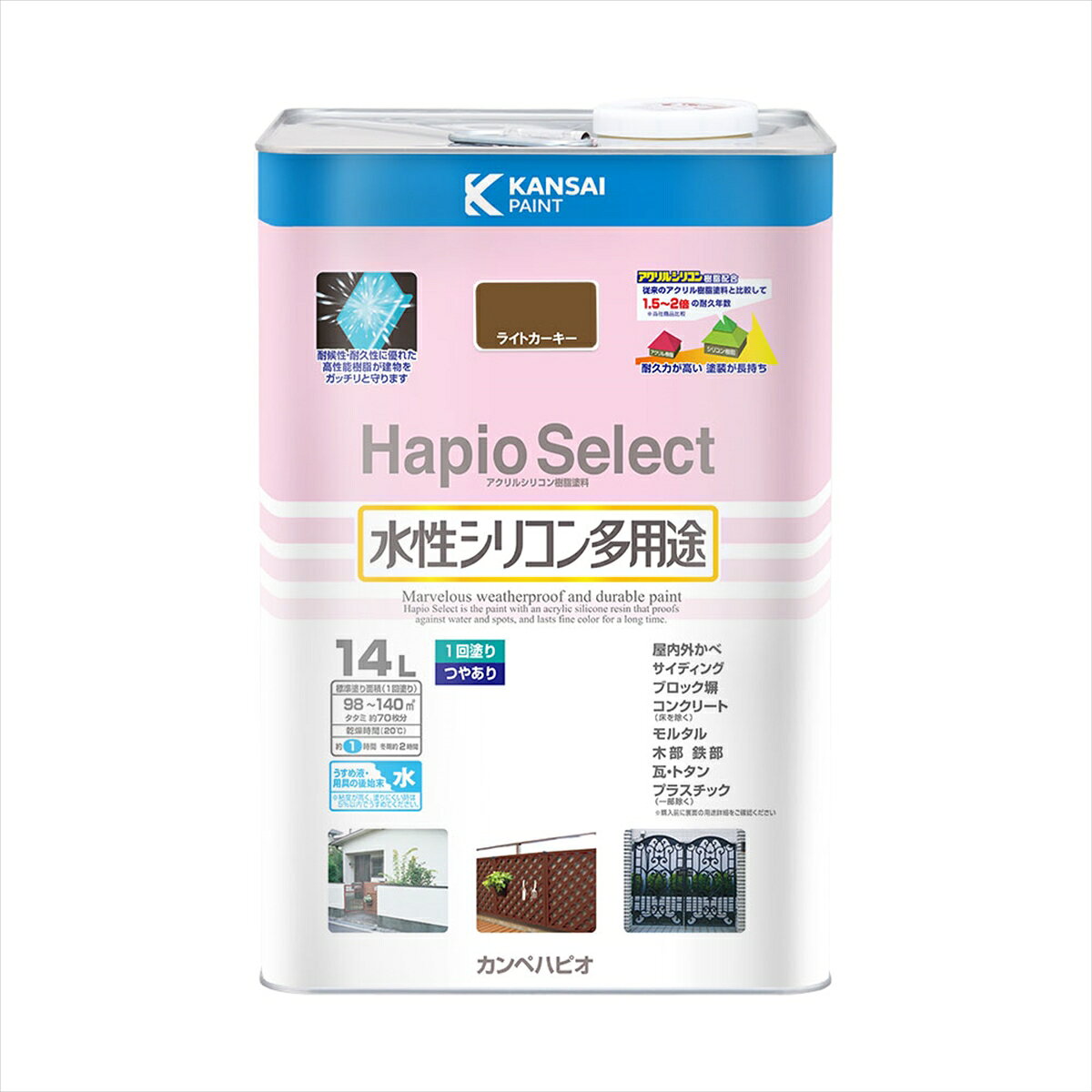 【返品種別B】□「返品種別」について詳しくはこちら□◆高耐久アクリル・シリコン樹脂配合だから紫外線・排ガス・雪・酸性雨など外敵から建物を守り、長期間風合い・ツヤを保ちます。◆木部・鉄部・プラスチック(一部を除く)・発泡スチロール・コンクリー...