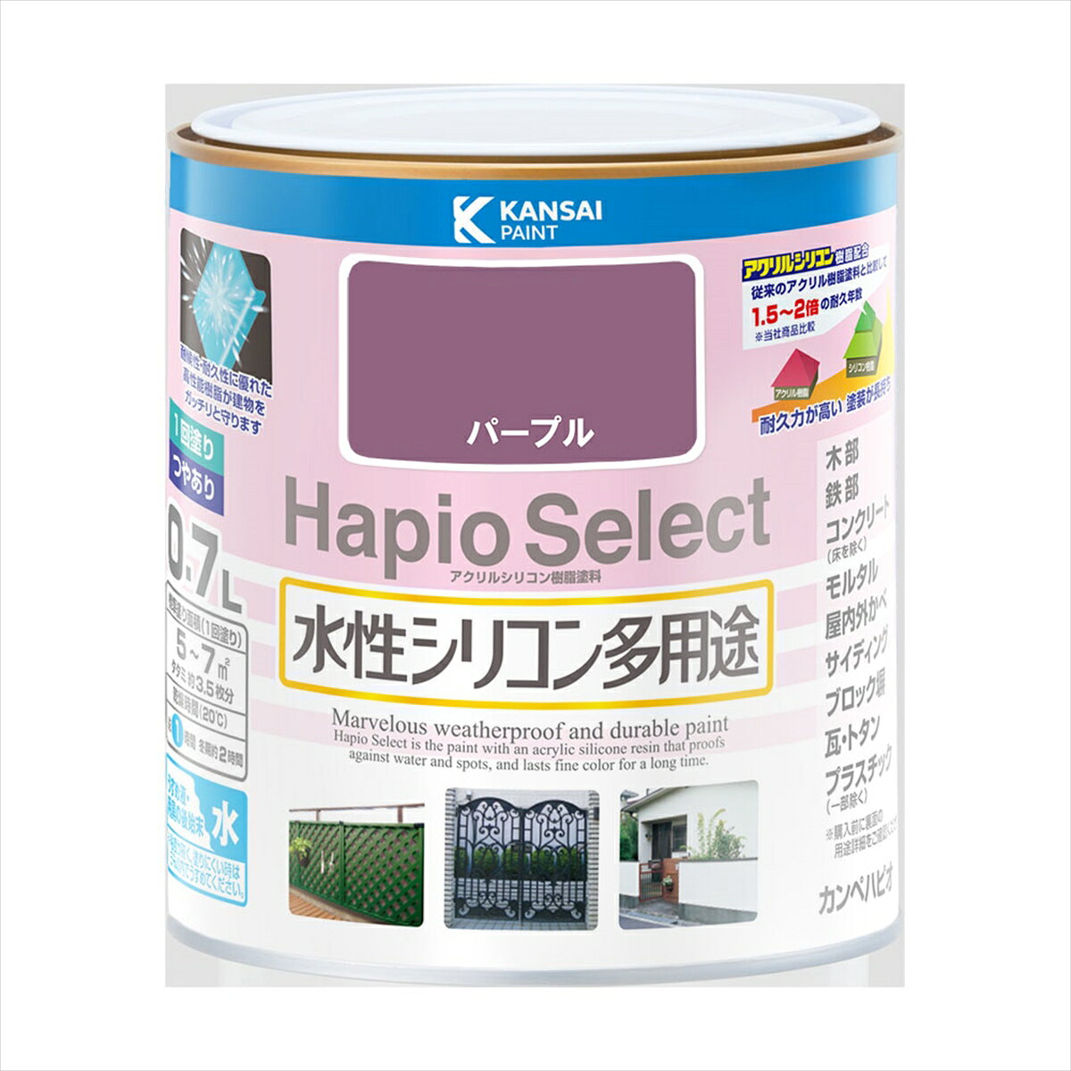 【返品種別B】□「返品種別」について詳しくはこちら□◆高耐久アクリル・シリコン樹脂配合だから紫外線・排ガス・雪・酸性雨など外敵から建物を守り、長期間風合い・ツヤを保ちます。◆木部・鉄部・プラスチック(一部を除く)・発泡スチロール・コンクリー...