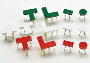 【返品種別A】□「返品種別」について詳しくはこちら□※画像はイメージです。※こちらの商品はカラー・赤、グランドマークT型のみです。◆グランドマークT型（赤）◆埋込金具付■　仕　様　■1ヶ重さ：420g5×15cm、埋込長さ約13cm特殊合成...