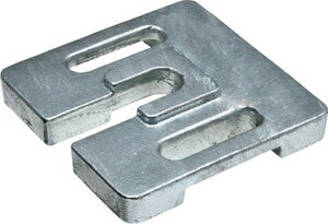 【返品種別A】□「返品種別」について詳しくはこちら□◆ワンタッチテント対応◆耐久性に優れたメッキ仕上げ◆屋外用■　仕　様　■23.5×23.5×4.5cm(角型)重さ：10kg主材：鉄鋳物(溶融亜鉛メッキ)38mmパイプまで使用可能[G16...