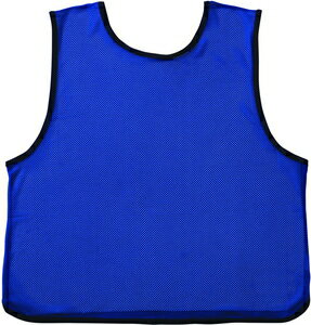【返品種別A】□「返品種別」について詳しくはこちら□※画像はイメージです。※本製品は無地、カラー：青となります。◆一般用のエコなメッシュベスト◆生地と縫製が丈夫だから、繰り返し使用する授業や部活に最適！　◆発色がきれいだから目立つ！　メッシ...