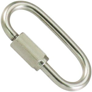 【返品種別B】□「返品種別」について詳しくはこちら□◆チェーン等の端末取り付け、連結に使用できます。◆ナットを回して、簡単に開閉できます。◆ステンレス製なので、防錆性・耐候性に優れ丈夫で長持ち。◆屋外や海岸での使用に最適。◆別名 連結環とも...