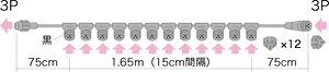 【返品種別A】□「返品種別」について詳しくはこちら□※対応機種をご確認の上、ご購入ください。◆電圧降下による明るさの減衰を押さえる回路設計◆コントローラーNH(SJ-NH601C)との併用で交互点滅可能◆LEDストリングNHを12本接続可能...