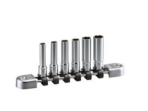 【返品種別B】□「返品種別」について詳しくはこちら□◆ネプロス6.3sqソケットホルダーにセットしたインチサイズのディープソケットセット。◆強度・靭性・耐久性を備えた材料と高度な熱処理技術を採用し、KTCブランドと同等の強度ながら薄肉・軽量...