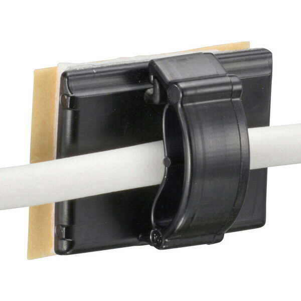 【返品種別A】□「返品種別」について詳しくはこちら□◆内バネで電線をしっかり押さえます◆はく離紙がとりやすいテープ付き◆結束径4.5φまで■　仕　様　■材質：ナイロン6貼付寸法：19.6×14.2mm最大結束径：4.5φ[LOTPA20A1...