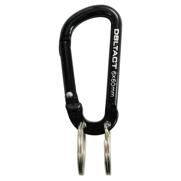 【返品種別B】□「返品種別」について詳しくはこちら□◆保持したものが絡まず使い勝手抜群。■　仕　様　■サイズ(約)：φ6×60mmカラー：ブラック×ブラックM材質：アルミ合金リング数：2連[360394SANKYO]三共コーポレーションアウ...