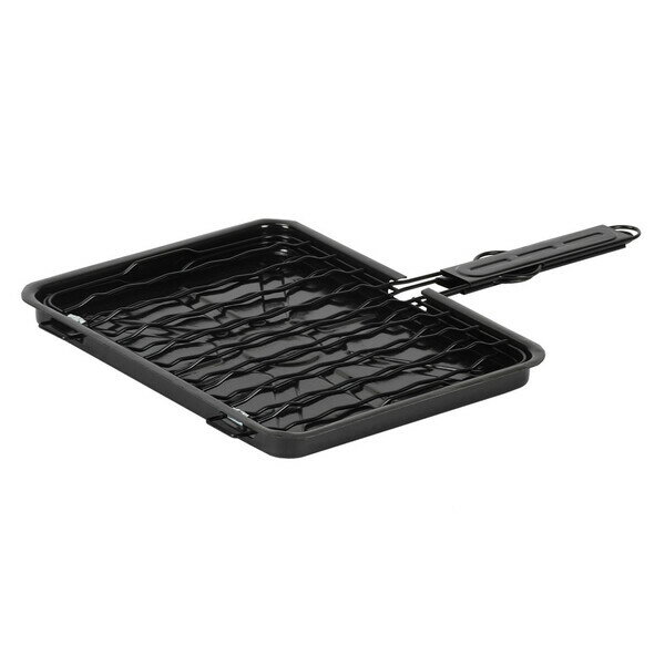 【返品種別A】□「返品種別」について詳しくはこちら□◆焼きアミはシリコーン樹脂塗装で洗いやすい◆焼き崩れにくい合わせ魚焼◆食材をはさんだまま裏返せる◆ガス火のみ■　仕　様　■商品サイズ(約)：345×235×25mm重量(約)：380g材質...