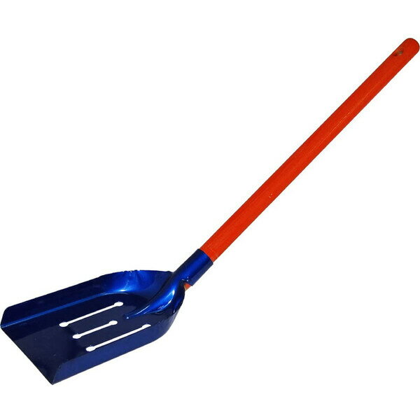 【返品種別B】□「返品種別」について詳しくはこちら□◆溝掃除や、炭スコップ(炭の後片付け用)に便利なスコップ。◆清掃時、穴から水が抜けるので便利です。■　仕　様　■本体寸法(約)：幅130×奥行22×高さ615mm本体質量(約)：390g[...