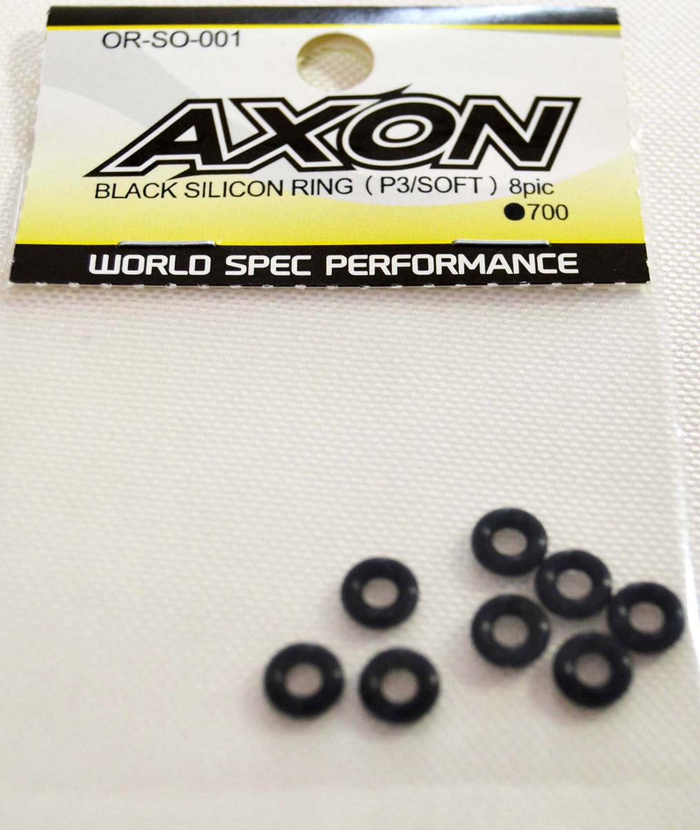 【返品種別B】□「返品種別」について詳しくはこちら□※画像はイメージです。実際の商品とは異なる場合がございます。【商品紹介】AXON　BLACK SILICON RING (P3/SOFT) 8pic です。ブラックシリコンリングはオイルダ...
