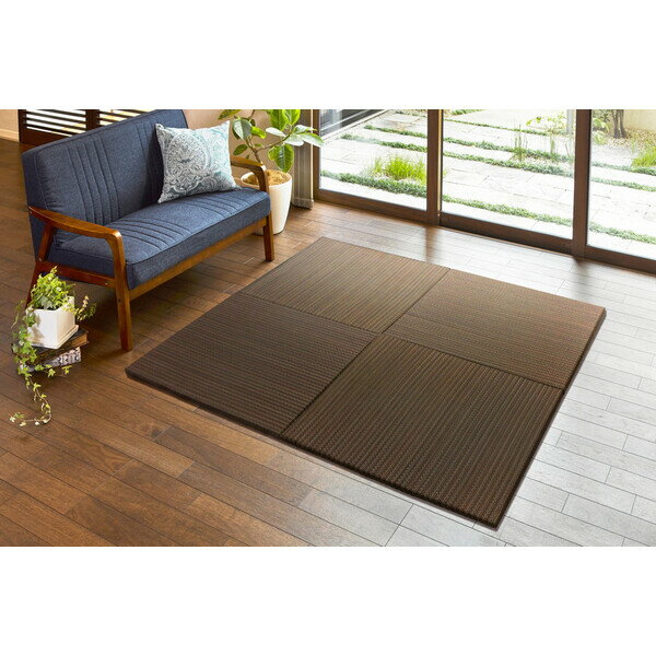 【返品種別A】□「返品種別」について詳しくはこちら□※画像はイメージです。こちらの商品は同色9枚セットです。床に並べるだけで簡単に畳のスペースが作れる「置き畳」◆軽量なので女性1人でも取り扱いがラクラク◆ちょっとした隙間スペースを有効活用で...