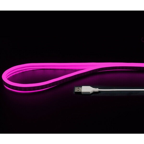 【返品種別A】□「返品種別」について詳しくはこちら□メーカー保証期間 1年◆LEDの光が拡散するためネオン管のようにほぼ均一に光ります。◆針金のような芯線が入っており、自由に曲げて形状を保持できます。◆USB電源に接続するだけの簡単設計です...