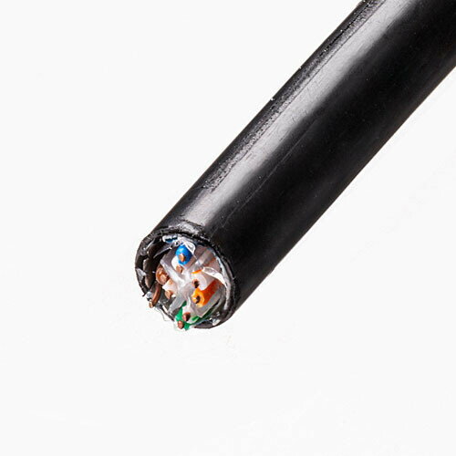 【返品種別B】□「返品種別」について詳しくはこちら□2021年12月 発売◆自作用のカテゴリ6A屋外用LANケーブルです。（コネクタは付属していません）◆ケーブル構造がPE（ポリエチレン）外被、PVC（ポリ塩化ビニル）内被の二重被膜構造で、...