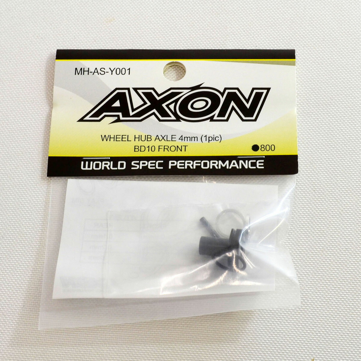 【返品種別B】□「返品種別」について詳しくはこちら□※画像はイメージです。実際の商品とは異なる場合がございます。【商品紹介】AXON WHEEL HUB AXLE for BD10 FRONT 4mm(1pic)です。芯でとらえるトラクショ...