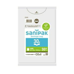 【返品種別A】□「返品種別」について詳しくはこちら□※商品画像とデザイン・カラーが異なる場合がございます。予めご了承下さい。◆CO2排出削減を考えた環境配慮型のゴミ袋です。◆間口が広くてペールに楽々セット。◆半透明30L 30枚タイプ。■内...