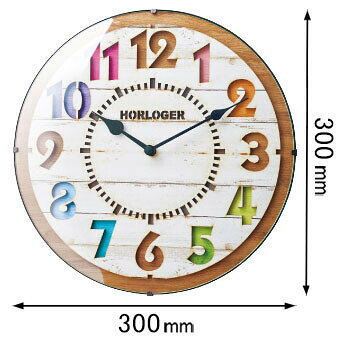 □「返品種別」について詳しくはこちら□メーカー保証期間 1年※電池は付属しておりません。種類の異なるウッドパターンをレイヤードしたナチュラルな電波時計◆ホワイトとブラウンの木目パターンの板を重ねたシャビーテイストなデザイン◆くり抜かれた数字...