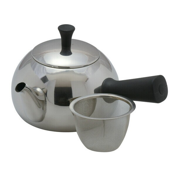 【返品種別A】□「返品種別」について詳しくはこちら□※直火不可。◆細かい編み目の茶こし付ステンレス製ティーポット◆用途に合わせて、サイドハンドル、トップハンドルが選べる◆ステンレス製なのでにおいも付きにくく、お手入れ簡単■　仕　様　■カラー...