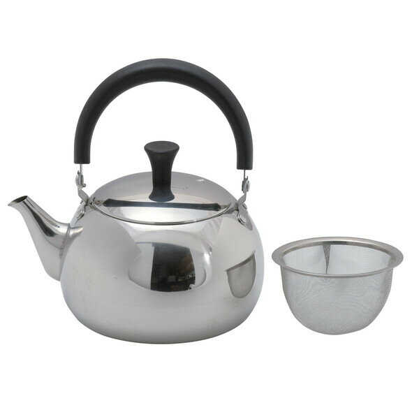 【返品種別A】□「返品種別」について詳しくはこちら□※直火不可。◆細かい編み目の茶こし付ステンレス製ティーポット◆用途に合わせて、サイドハンドル、トップハンドルが選べる◆ステンレス製なのでにおいも付きにくく、お手入れ簡単■　仕　様　■カラー...