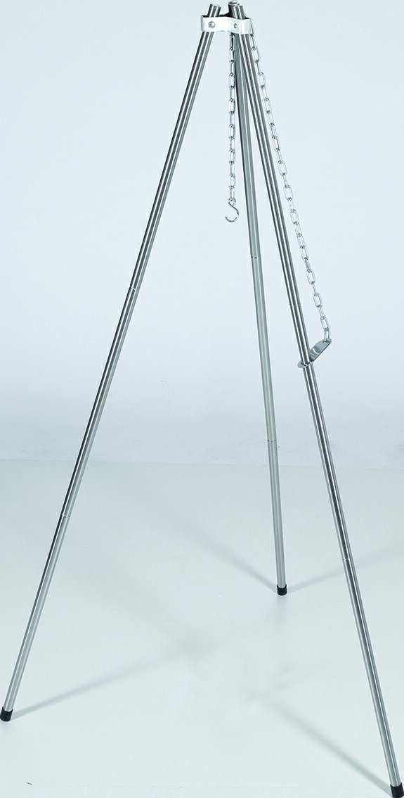 【返品種別A】□「返品種別」について詳しくはこちら□◆ハイ1m14cm＆ロー78cm、2WAYでの使用ができる焚き火三脚◆吊り下げ位置が自由に変えられる自在チェーン付き◆収納バッグ付き■　仕　様　■組立サイズ(約)：ハイスタンド　幅660×...