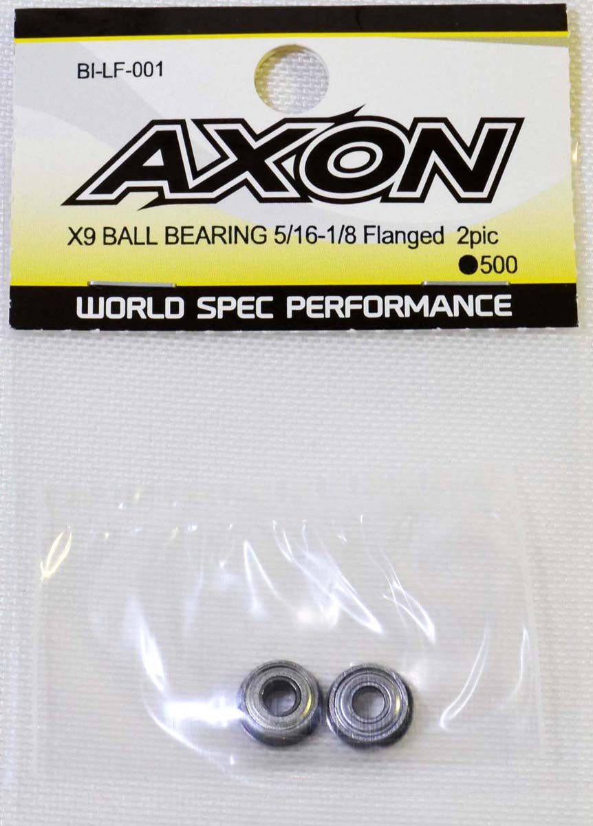 【返品種別B】□「返品種別」について詳しくはこちら□※画像はイメージです。実際の商品とは異なる場合がございます。【商品紹介】AXON　X9 BALL BEARING 5/16-1/8 Flanged 2picです。模型＞ラジコン＞ラジコンパ...