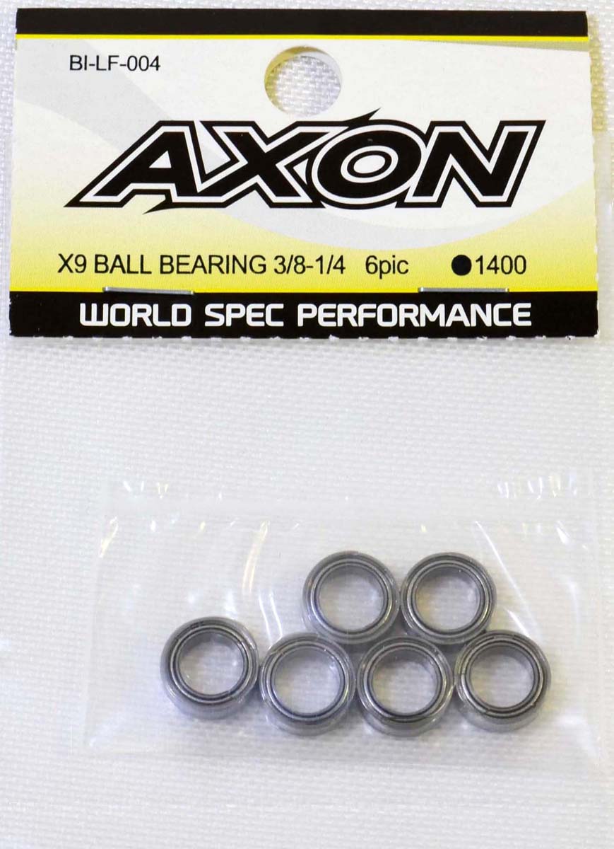 【返品種別B】□「返品種別」について詳しくはこちら□※画像はイメージです。実際の商品とは異なる場合がございます。【商品紹介】AXON　X9 BALL BEARING 3/8-1/4 6picです。模型＞ラジコン＞ラジコンパーツ・メーカー別＞...