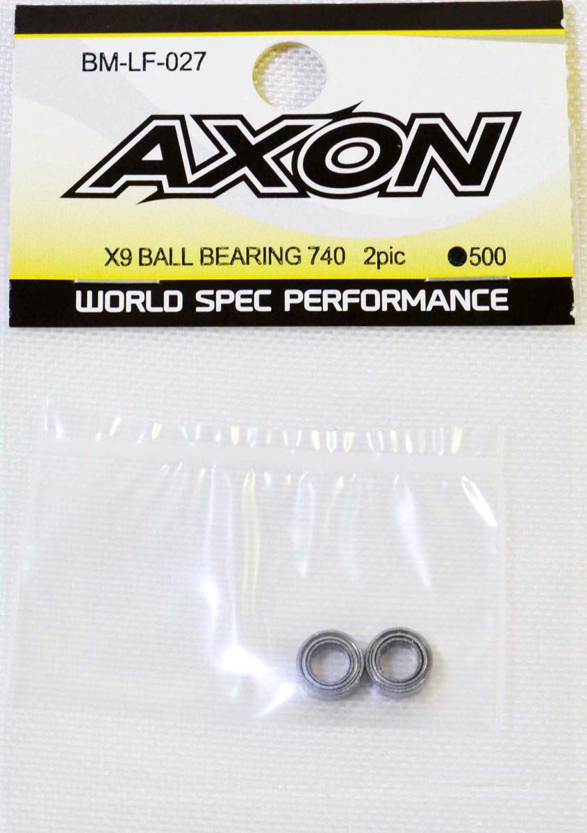 【返品種別B】□「返品種別」について詳しくはこちら□※画像はイメージです。実際の商品とは異なる場合がございます。【商品紹介】AXON　X9 BALL BEARING 740 2picです。模型＞ラジコン＞ラジコンパーツ・メーカー別＞AXON