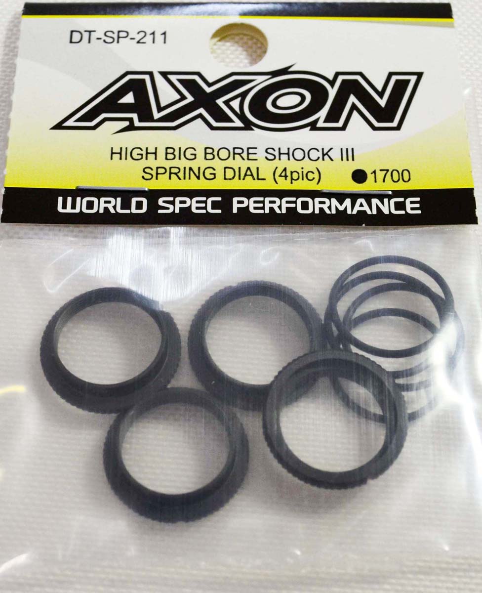【返品種別B】□「返品種別」について詳しくはこちら□※画像はイメージです。実際の商品とは異なる場合がございます。【商品紹介】AXON　HIGH BIG BORE SHOCK III SPRING DIAL (4pic)です。模型＞ラジコン＞...
