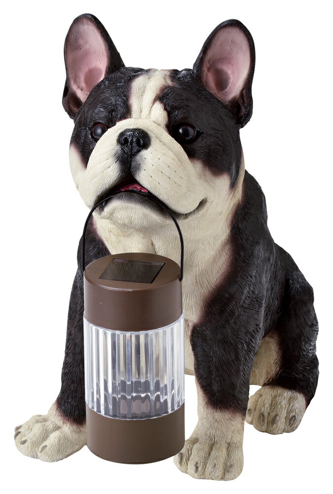 【返品種別B】□「返品種別」について詳しくはこちら□◆ご主人様の帰りをライトを持って待っているかわいいワンコたち。■　仕　様　■サイズ(約)：幅17.5×長さ30×高さ31cm主材：幅（本体）レジン・（ライト部）ABS樹脂[12710139...