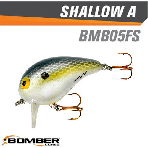 ★ 商品説明 ボーマー社のクランクベイトの中から人気が高かったにもかかわらず工場の生産キャパシティーの問題で廃盤となってしまったシリーズの中からスクエアーAとシャローAがバリュー・シリーズとして発表されました。 BOMBER シャロー A ...